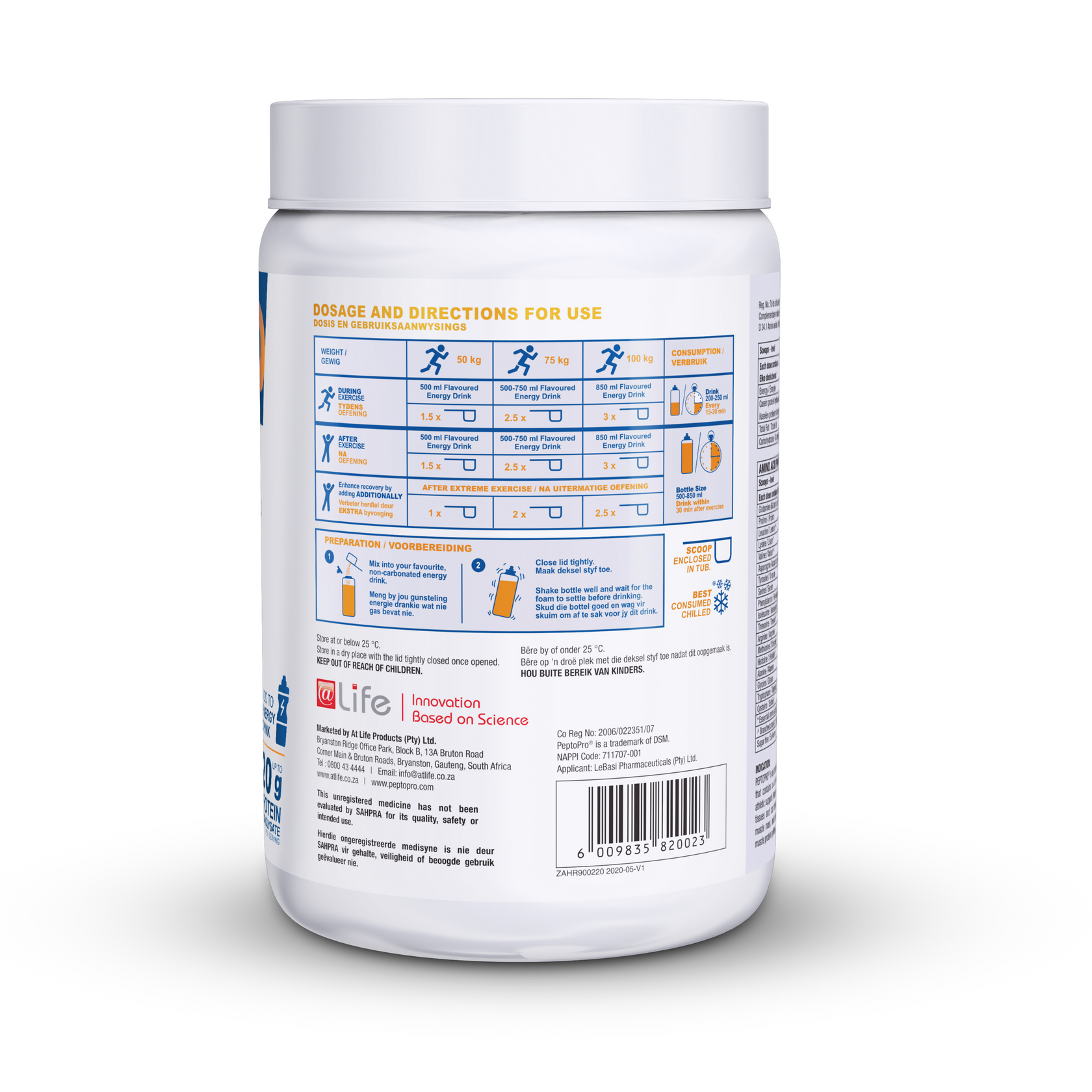 PeptoPro® Sport Supplement – Atlife-South-Africa